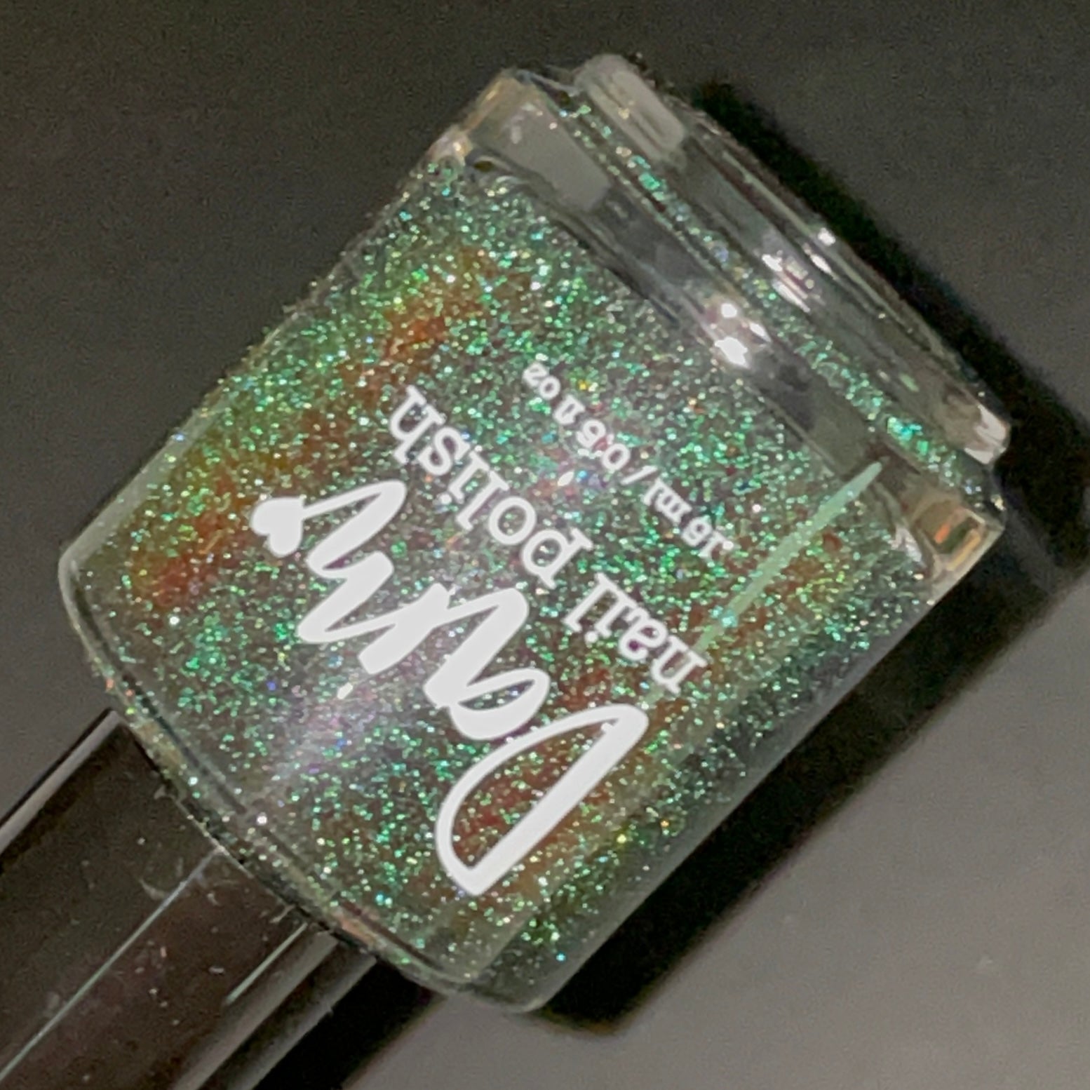 I Am Meat Popsicle - Black/Red Multichrome Nail Polish - Reflective ...