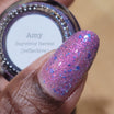 Amy - Pink Reflective Nail Polish - Glitter Nail Polish - Survivor ...
