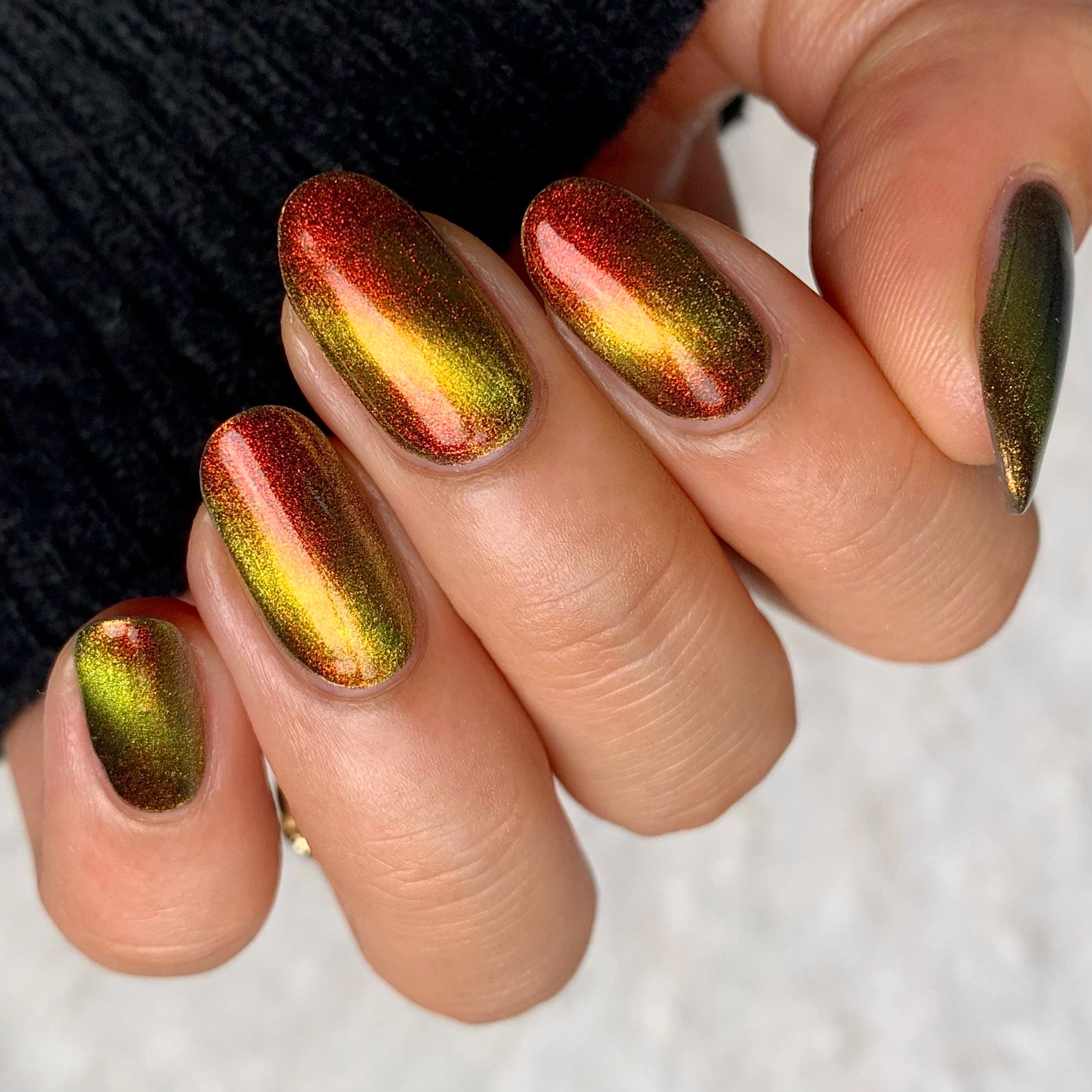 Cosmic Chaos - Shifting Multichrome Magnetic Nail Polish - Shifts Red ...