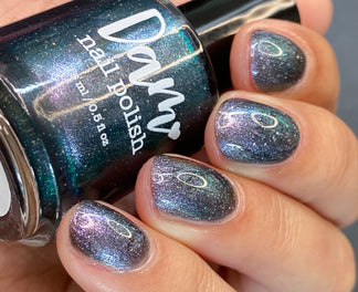 Chuck - Black Shimmer Nail Polish - Survivor Series | Dam Nail Polish