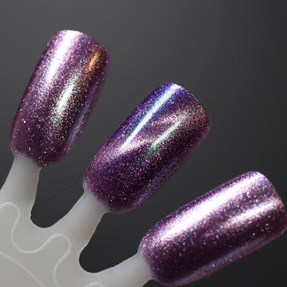 Moonlight Mist - Purple/Pink Magnetic Indie Nail Polish - Polish of th