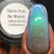 Have Fun. Be Weird. - Green Blue Shimmer - Silver Reflective Nail ...